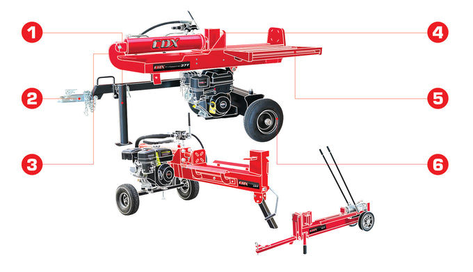 12T Manual Log Splitter - MS12 – COX MOWERS