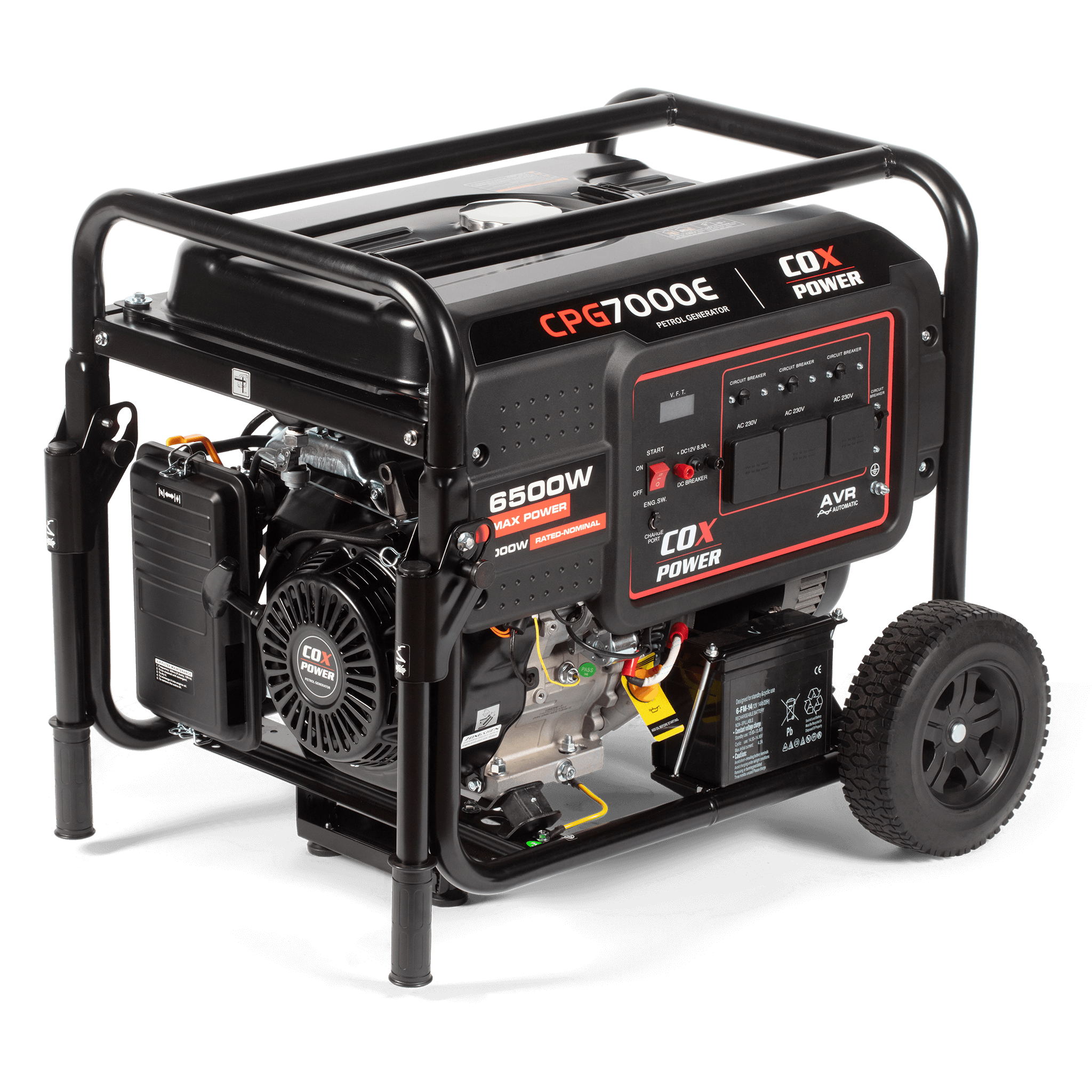 6.0kW Electric Start Generator | COX Mowers – COX MOWERS