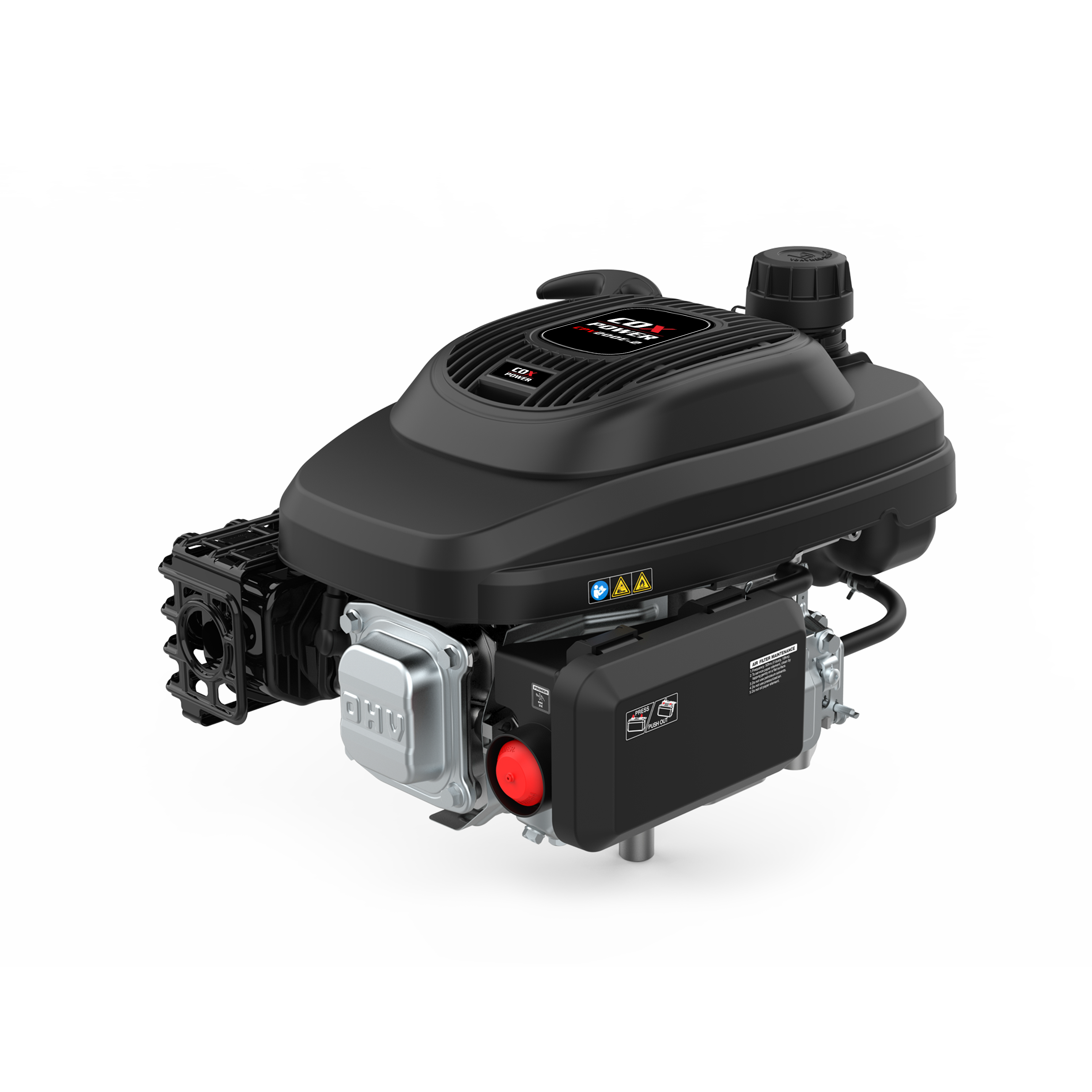 196cc Vertical - Recoil - CPV200-2 E start – COX MOWERS